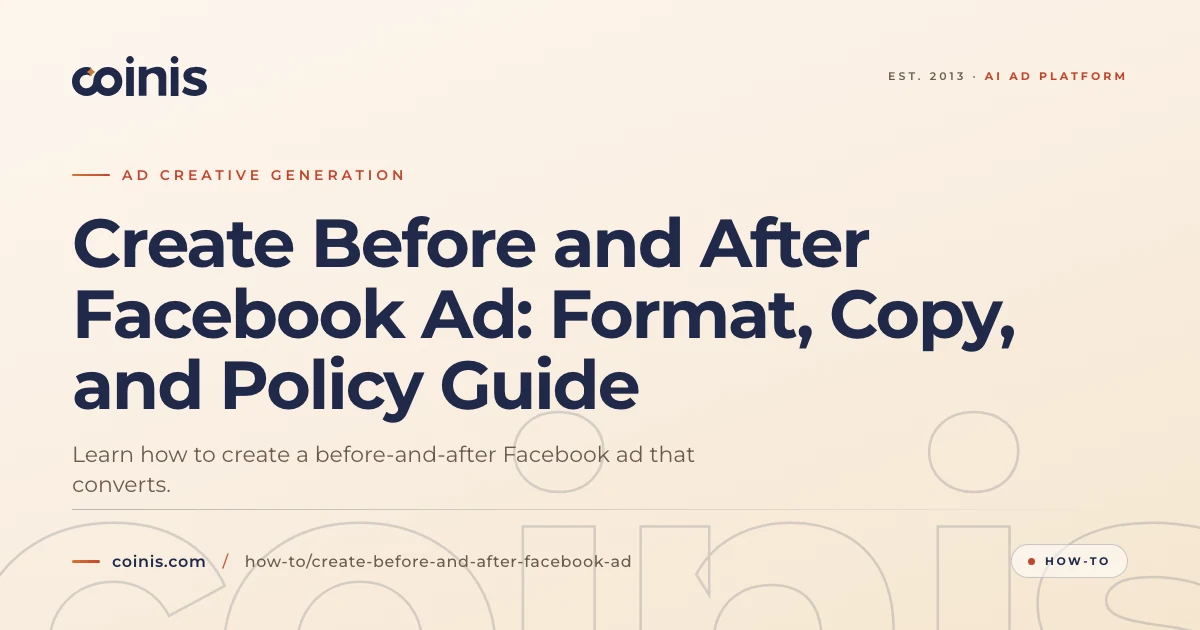 Create Before and After Facebook Ad: Format, Copy, and Policy Guide ...