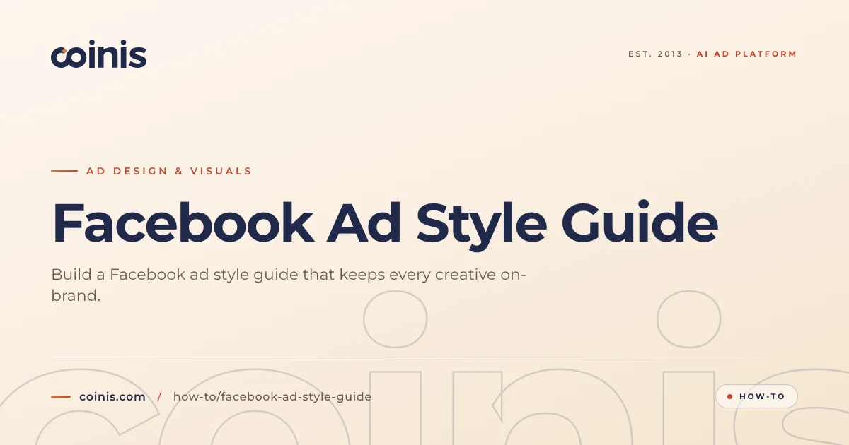 Facebook Ad Style Guide | Coinis